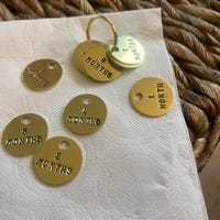 Custom Number Tags - Hand-stamped High Visibility 1-3 Digit Labels ...