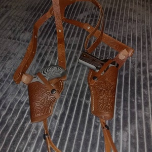 Western Leather Wild Bunch Style Holster Fits Colt Springfield | Etsy