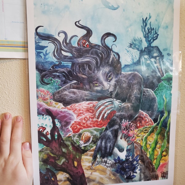 Periodic Table of Elementals Fantasy Creatures Colorful Poster - Etsy