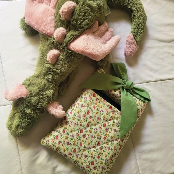 Handmade Bow Book Sleeve | Kindle Sleeve | Cute Book Cover | Gift for ...