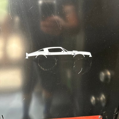 2x Lowered Car Silhouette Decal Stickers for Classic VW Beetle ...