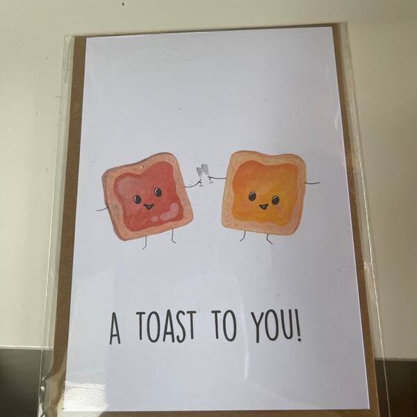 Aquarelle Birthday Card With Envelope, Watercolour Happy Birthday Card ...