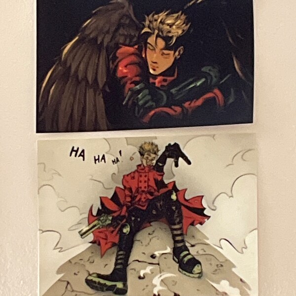 TRIGUN Vash Angel Print - Etsy