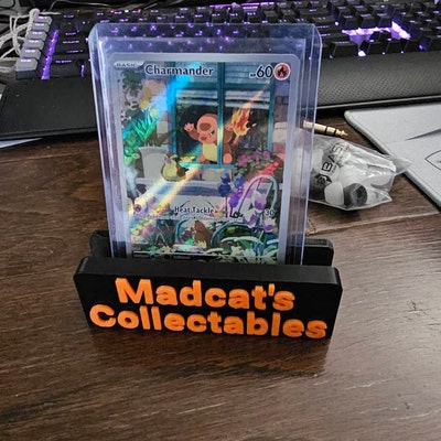 Custom 3D Printed Trading Card Stand - Etsy