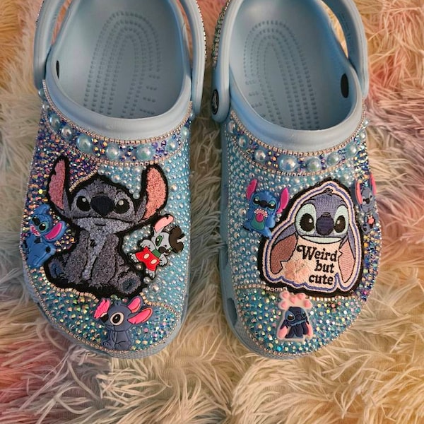 Custom Stitch Inspired Crocs. - Etsy