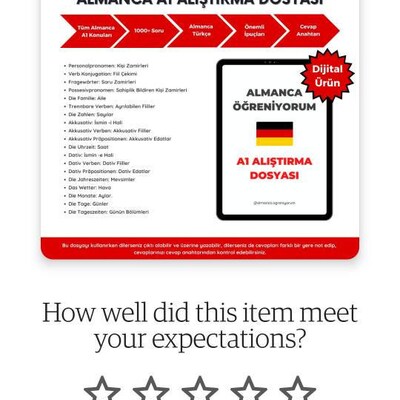 Almanca A1 Alistirma Dosyasi tüm A1 Konulari, 1000 Soru, Cevap Anahtari ...