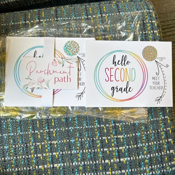 Scratch off Postcard - Welcome Postcard for Students or Kids - Note ...