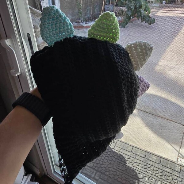 Crochet Dinosaur Pattern, Dinosaur Hood Pattern, Dino Hat Pattern, DIY ...