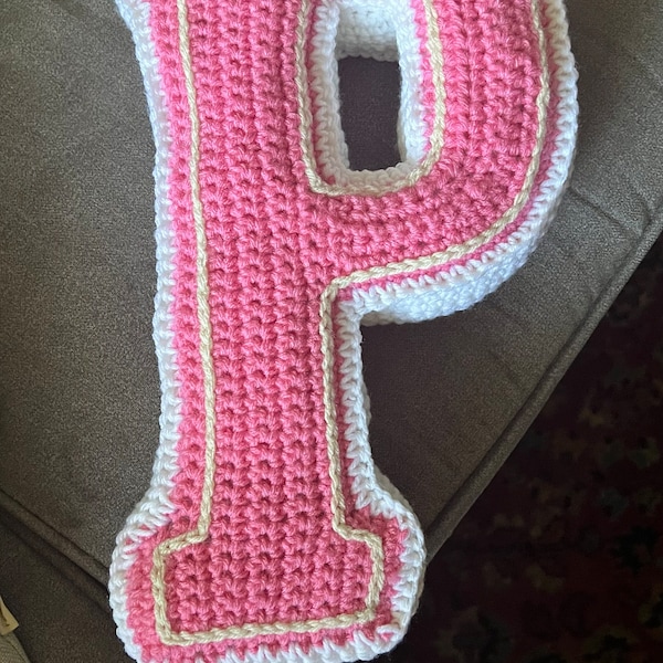 3D Crochet Letter Pattern – Alphabet Home Decor (PDF) - Etsy