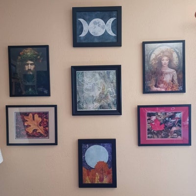 NEW: the Owl OF Wisdom Blodeuwedd 5X7 Greeting Card - Etsy