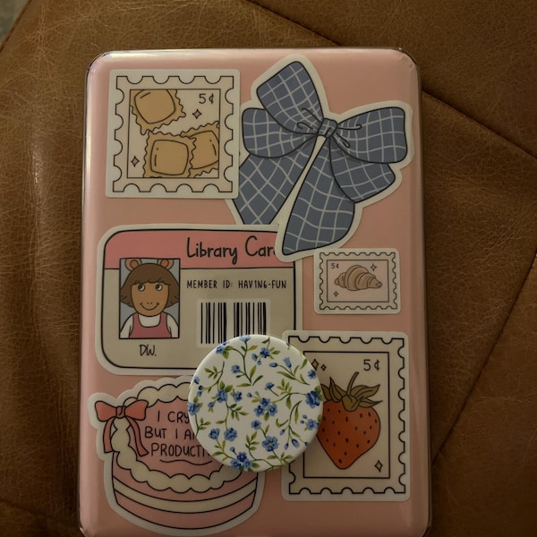 Arthur Sticker || Nostalgic Sticker || DW Stickers || Library Card ...