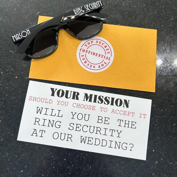 Mini Ring Bearer Proposal Box Ring Security Proposal Ring Pop Proposal - Etsy