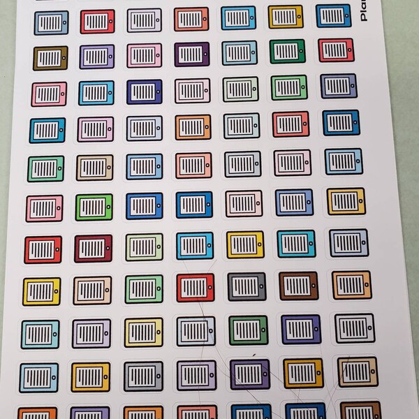 EREADER Icon Stickers - Book Lover Icon Stickers - Book Planner ...