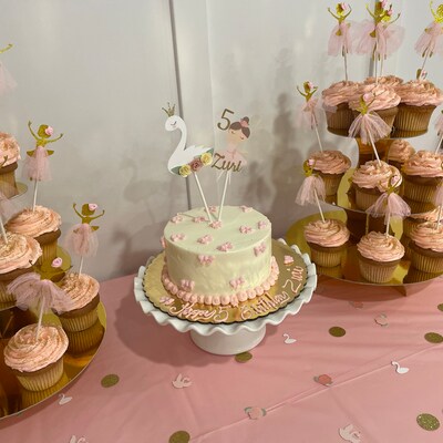 Printable Boho Pink Rainbow Cake Topper Rainbow Party Cake - Etsy