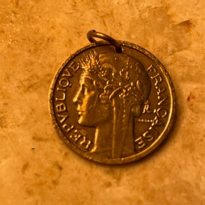 Farthing Bird Necklace, UK Farthing Bird Coin Charm Pendant, British ...