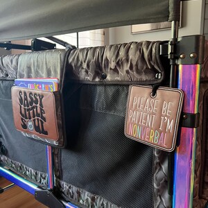 Custom Wonderfold & Keenz Leather Wagon Patches: I'm Not - Etsy