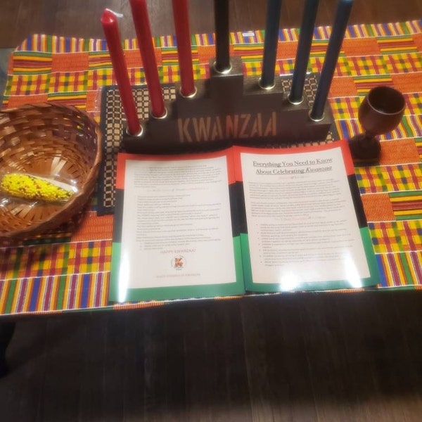 Kwanzaa Kinara Celebration Set (11-piece) - Etsy