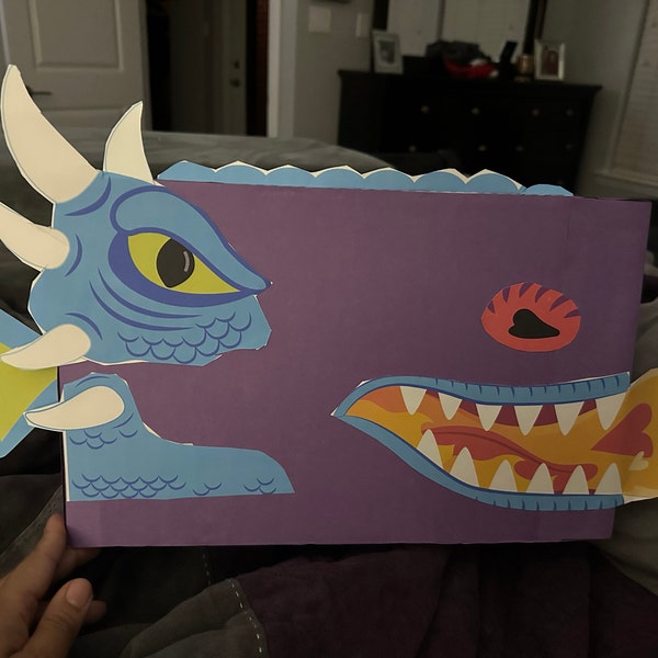 Dragon Printable Box Kit | DIY Valentine Box Decor Kit for Valentine's ...