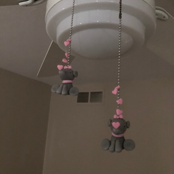 Elephant Pull Chain Light, Elephant Decorations, Decorative Fan Pull ...