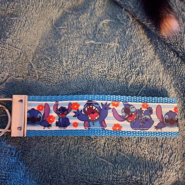 Lilo & Stitch Disney Key Fob FE Gift, Wristlet, FE, Fish Extender, Lilo ...