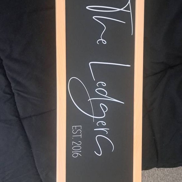 Personalized Last Name Sign, Family Name Sign, Custom Last Name Sign ...