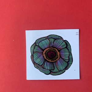 Elegant White Cosmo Flower Sticker Pretty Flower Decal - Etsy