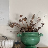 Rusty Metal Flowers Wildflower Bouquet, Rusty Garden Art Wildflowers ...