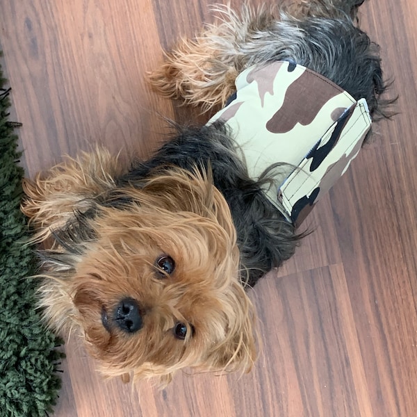 Male Dog Belly Band Sewing Pattern Xxsm–xxlg – PDF DIY Diaper Wrap for ...