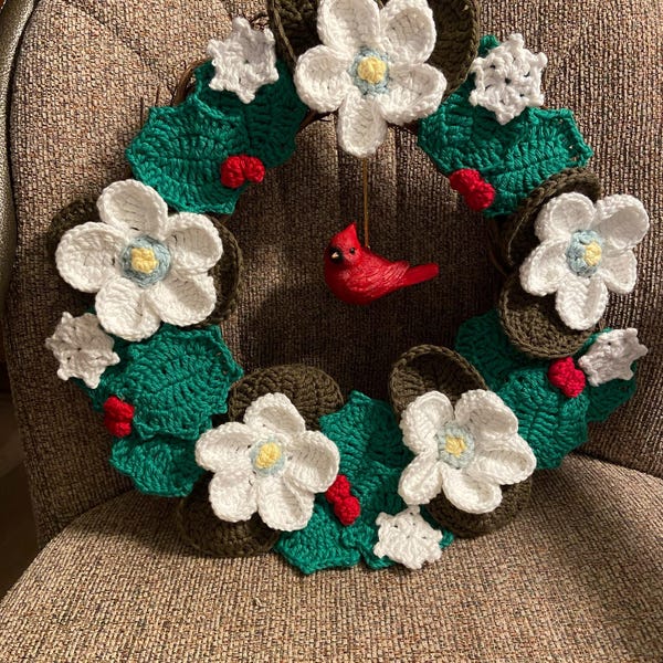 Summer Wreath Crochet Pattern, Wreath Crochet Pattern, Crochet Summer ...