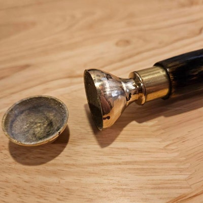 Handcrafted Walking Rule Swagger Wooden Stick Rassa Design Golden ...