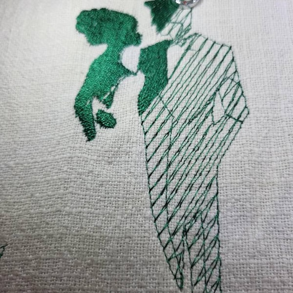 ITH Felt Paper Doll - Machine Embroidery Project Design, in the Hoop ...
