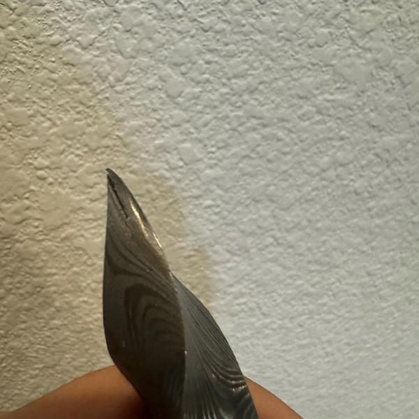 Personalized 6 Inch Custom FORGED DAMASCUS Steel Hunting Knife With ...