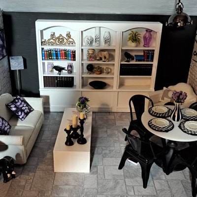 Miniature Raven 1:12 Scale Mini Black Birds Sized for Horror Diorama ...