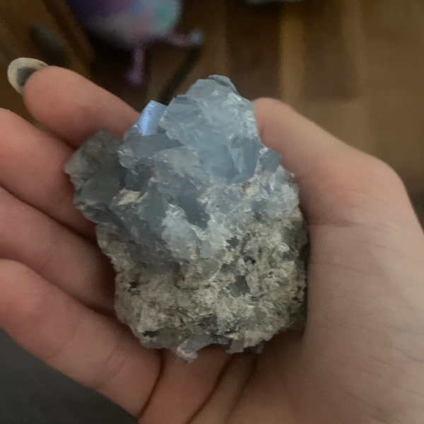 Blue Celestite Crystal - Celestite Stone - Celestine Crystal for ...