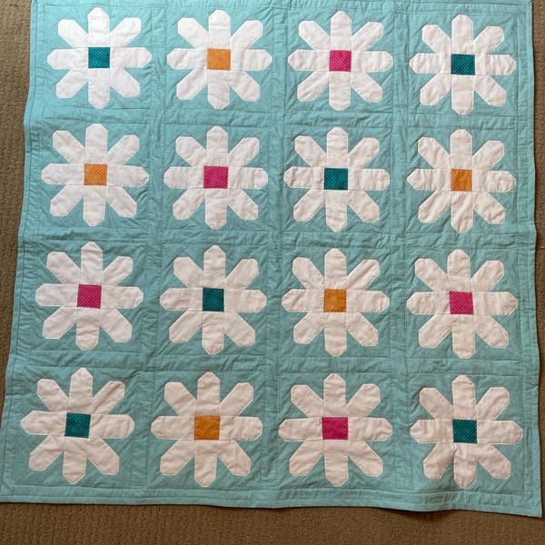 PDF Fresh as a Daisy Quilt Pattern - Etsy