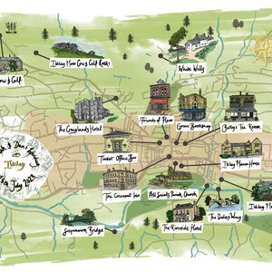 PRINTED Personalised Inky Memory Maps, Custom Map, Personalized Map ...