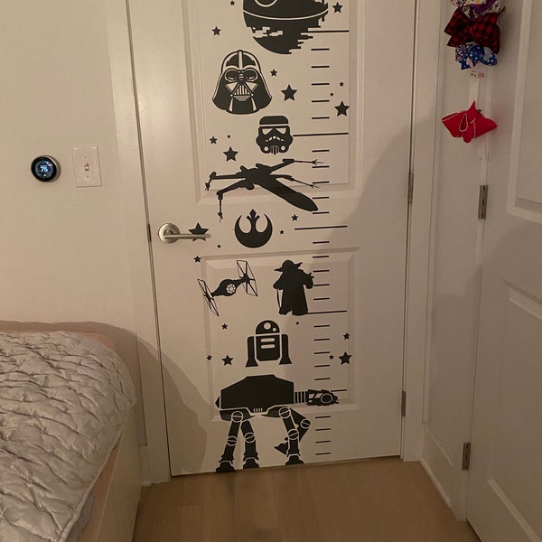 Star Wars Inspired Grow Chart Decal, Child Growth Chart, Mandalorian ...