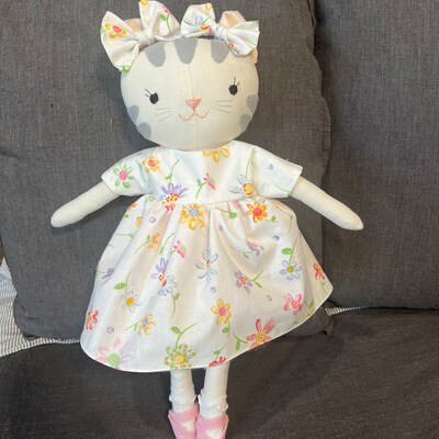 Cat Sewing Pattern PDF Make More Than One Type of Cloth Cat Doll ...