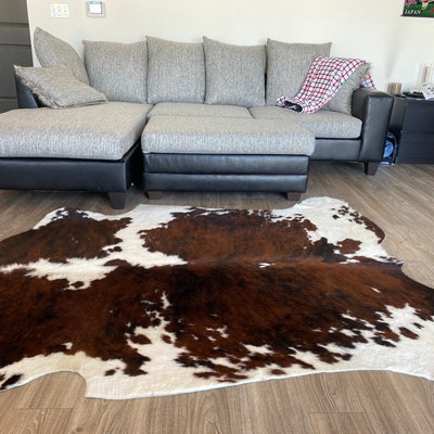 Rodeo Natural Tricolor Cowhide Rug Size M/L/XL APPROX 5x6/6x7/7x7 FT - Etsy