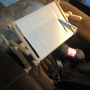 Needlework Table and Lap Hands-free Stand With Adjustable - Etsy