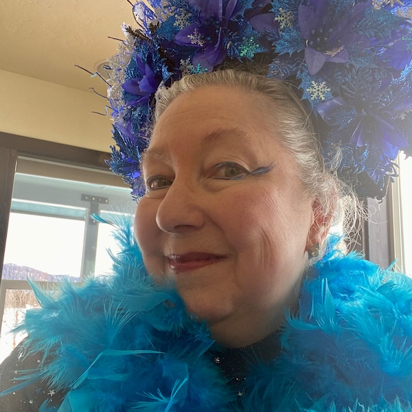 Snowflake Headdress, Winter Queen Crown, New Year Headdress, Корона ...