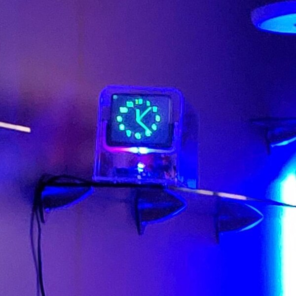 Oscilloscope Clock or Scope Clock New Design Century Font Wifi Included ...