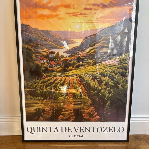 Douro Valley Poster Douro Valley Wall Art Douro Valley Vineyard Print ...