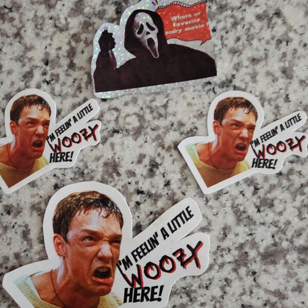 SCREAM'96 Stu Sticker!-feelin' Woozy-horror Franchise Inspired - Etsy