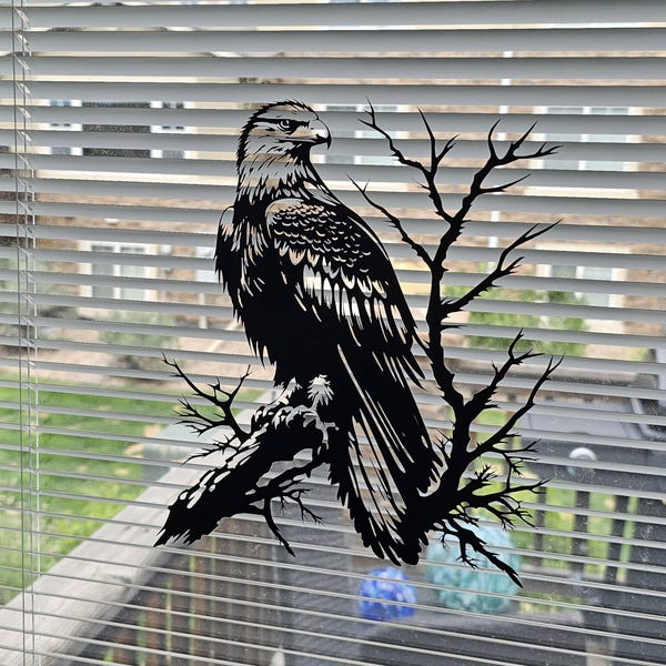 Angry Wolf Head Vinyl Decal Sticker - Fierce and Bold Predator Design ...