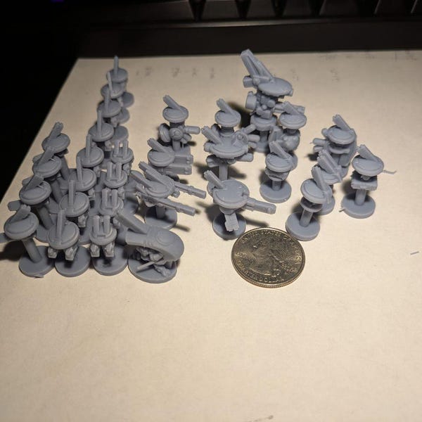 Orbital Knights Point Defense Turret for Tabletop Wargaming. - Etsy