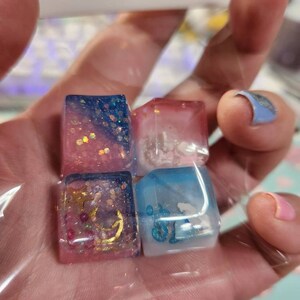 Holographic Star Glitter Keycaps OEM R1 Cherry MX Switches Mechanical ...