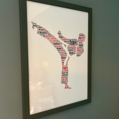 Personalised Karate Gifts for Martial Arts Karate Enthusiast Karate ...