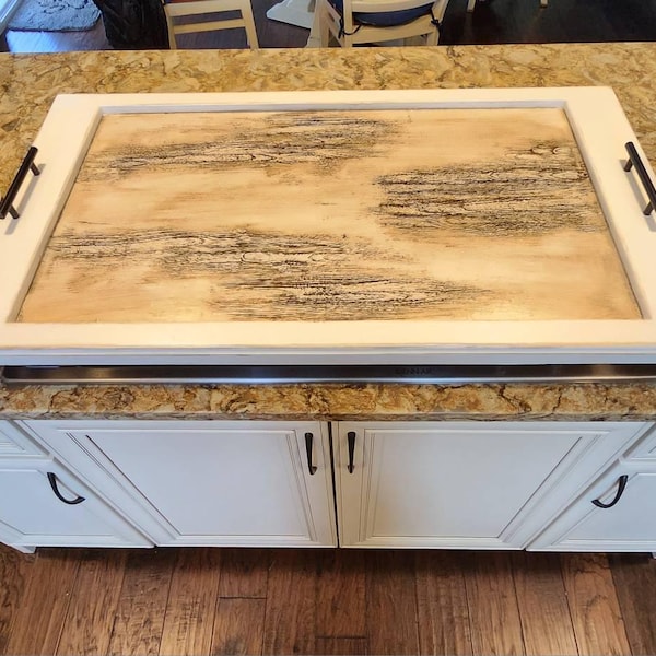 Tray or Tray W Legs, Custom Stove Cover, CUSTOM Sizes, Gas Stove Cover ...