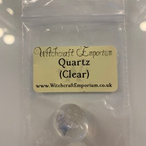 Clear Quartz - Stone Crystal Gemstone Mineral Pagan Wicca Wiccan Magic ...